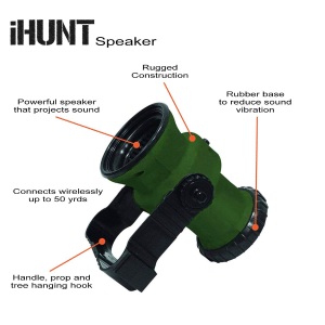 iHunt Ultimate Game Call - Bluetooth Speaker pairs with iHunt App
